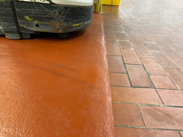 Installing Urethane Cement Floor Over Dairy Tile in a Food Processing ...