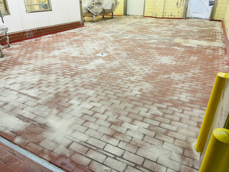 Installing Urethane Cement Floor Over Dairy Tile in a Food Processing ...